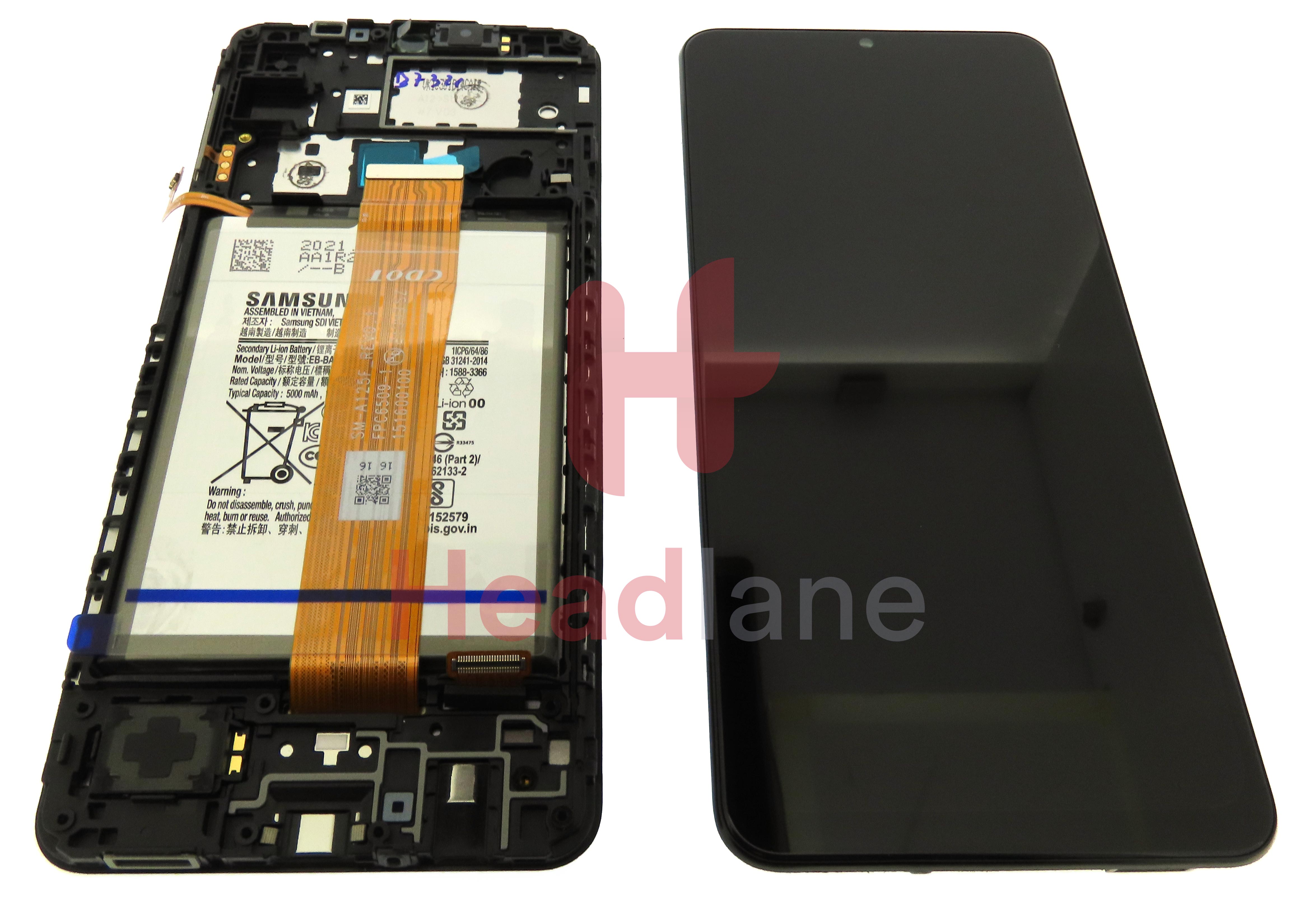 Samsung SM-A125 Galaxy A12 LCD Display / Screen + Touch + Battery - GH82-24708A